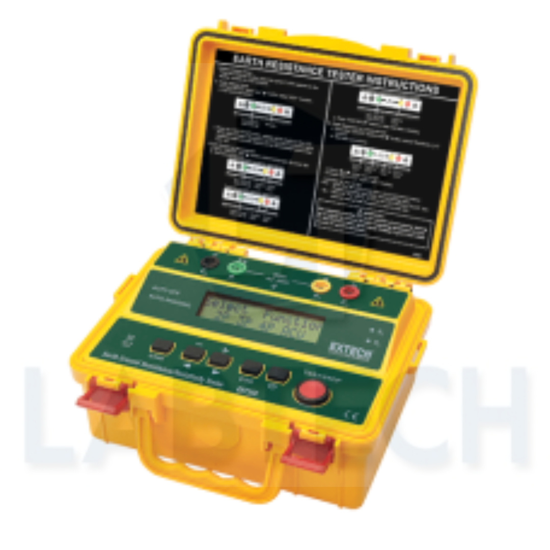 Extech GRT350 4-Wire Earth Ground Resistance/Resistivity Tester ...